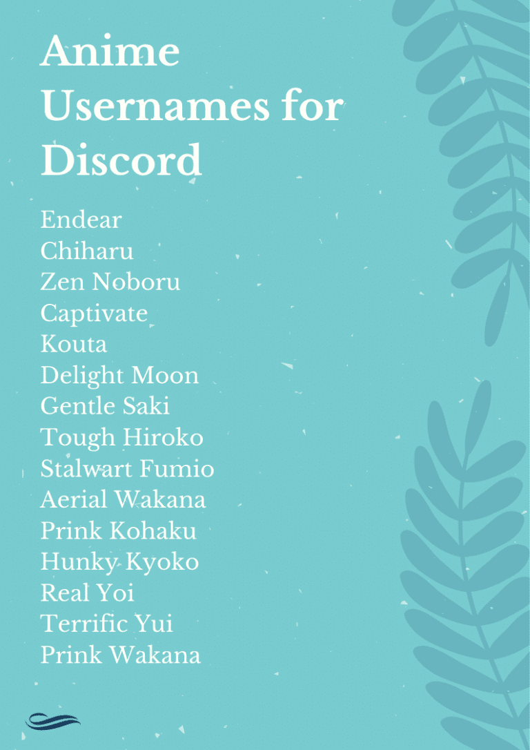 235 Cool Anime Usernames For Discord NamesBuddy