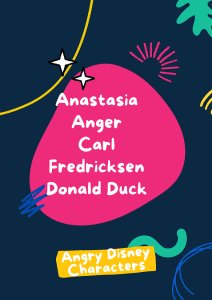 List of Angry Disney Characters (With Explanation) - NamesBuddy