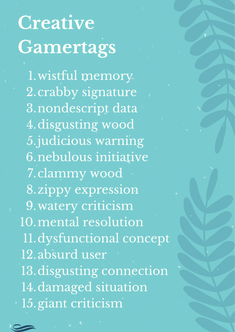 700+ Creative Gamertags List for Gamers - NamesBuddy