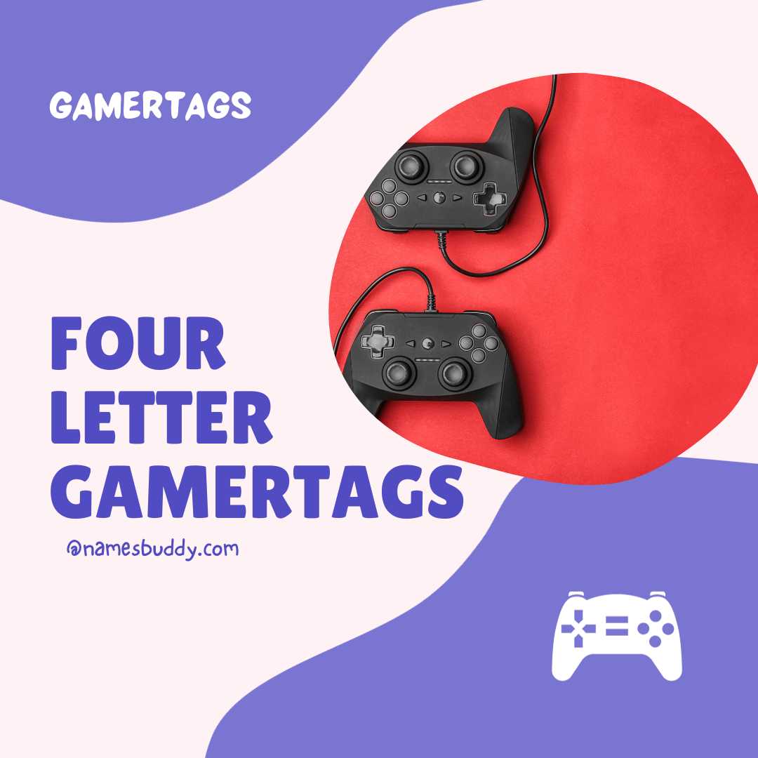 1000 Best Four Letter Gamertags 2024 NamesBuddy