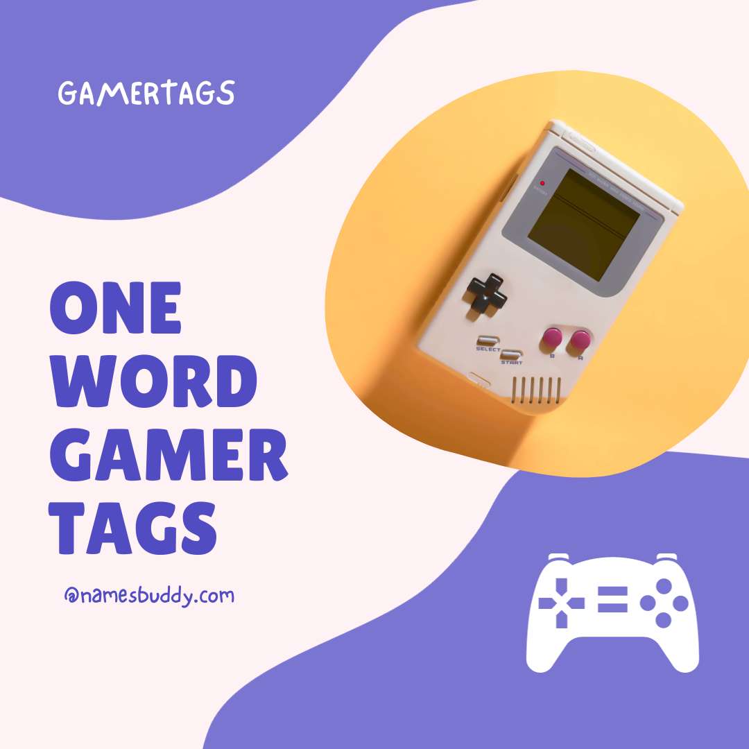 250+ Best One Word Gamertags 2024 [+Short Gamertags]