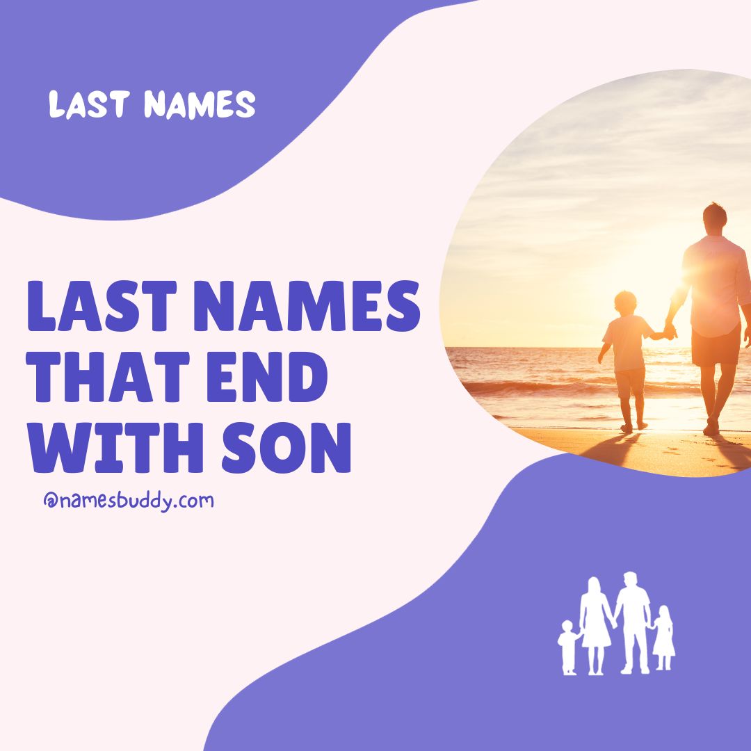 48 Last Names That End With Son - NamesBuddy