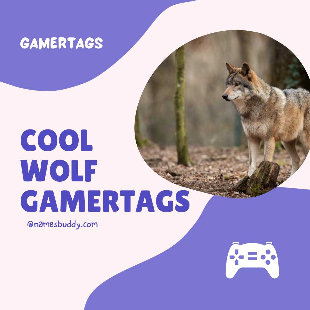 80+ Wolf Gamertags List - NamesBuddy