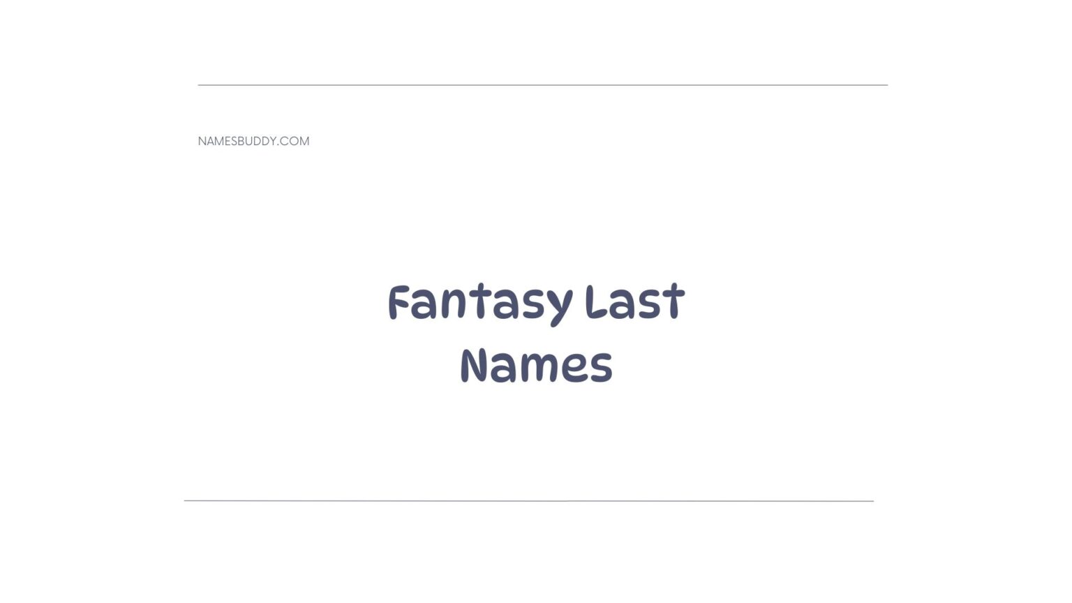 100 Cool And Unique Last Names With Meanings 100 Cool And Unique Last Names With Meanings