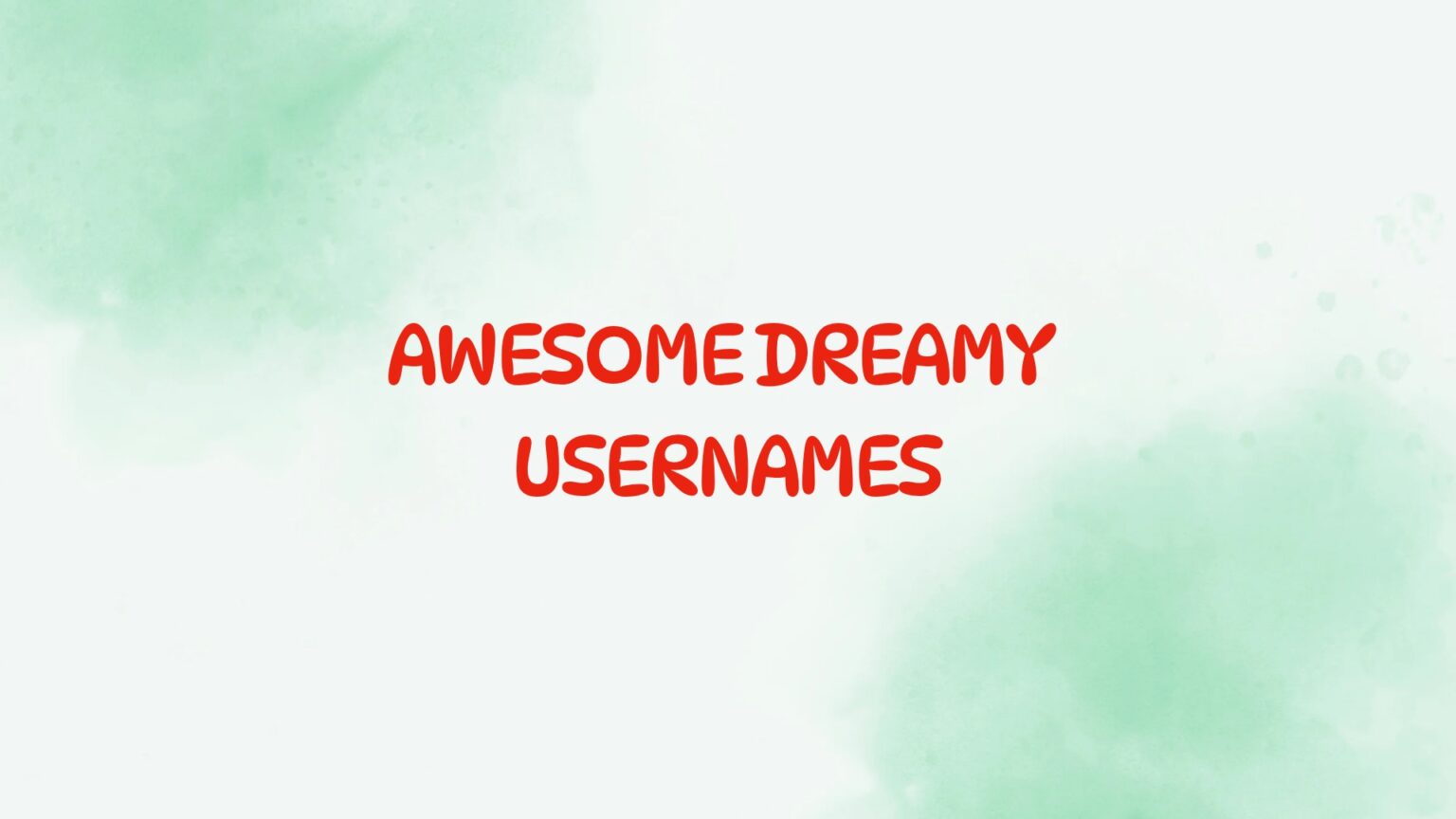 100 Aesthetic Short Usernames