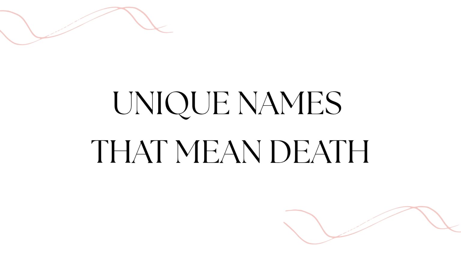 100 Unique Names That Mean Eternal